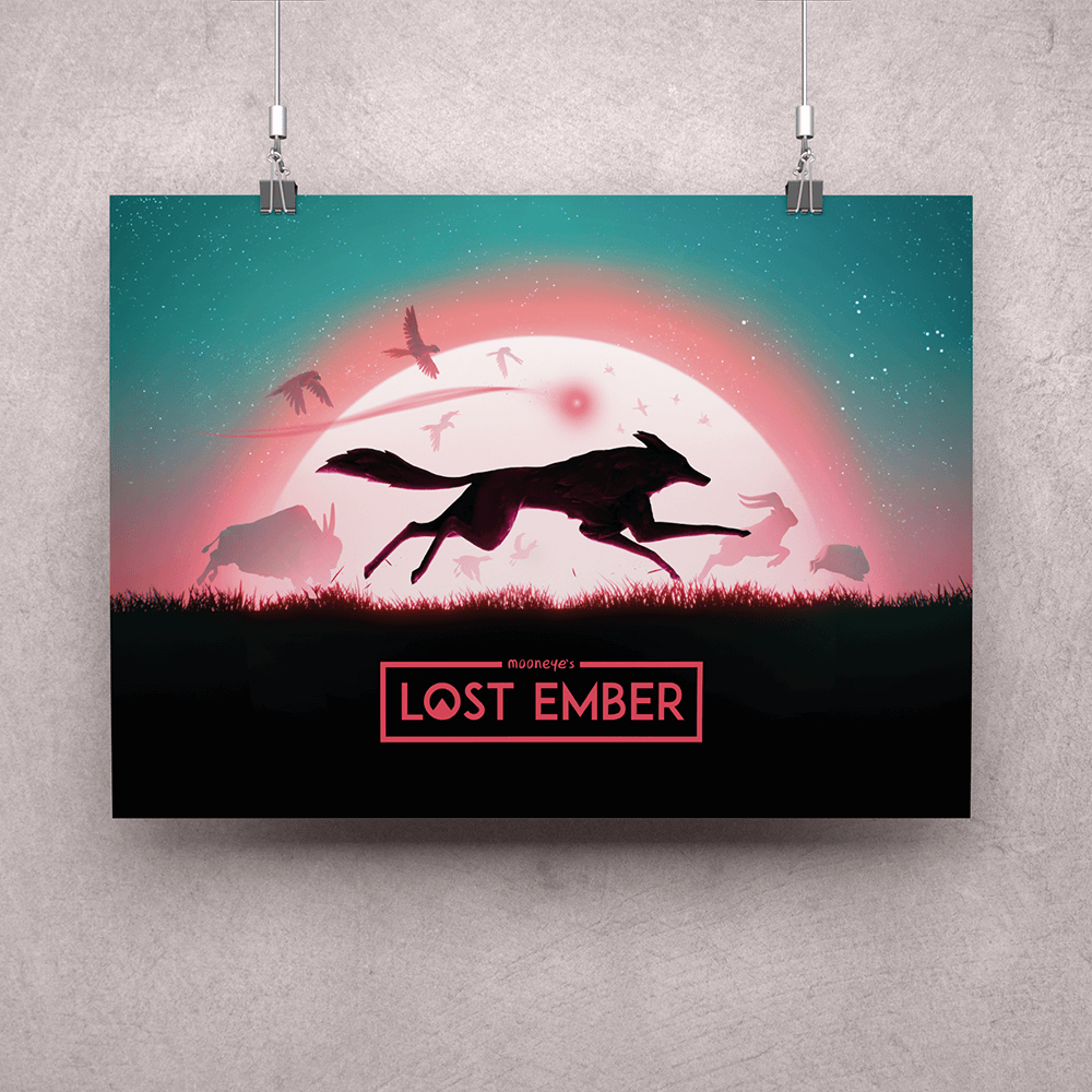 Lost Ember Sun Cover Art Poster – Mooneye Store